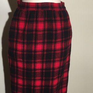 Pendleton | Skirts | Vintage Pendleton Wool Plaid Skirt | Poshmark